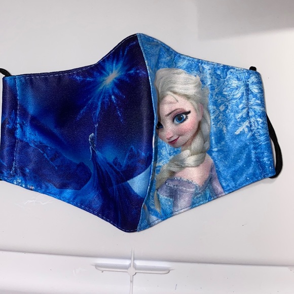 Accessories | Frozen Elsa Blue Kids Face Mask | Poshmark